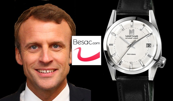 Macron le président qui aimait les montres de Besançon - 20/03/2018